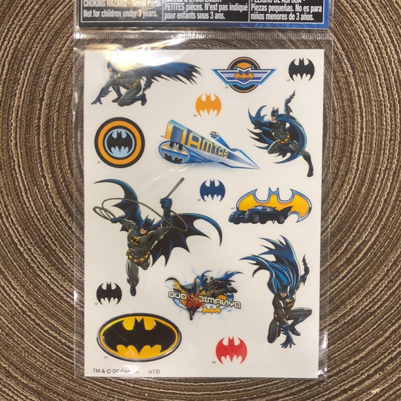 Batman | Toys | Batman Temporary Tattoos | Poshmark